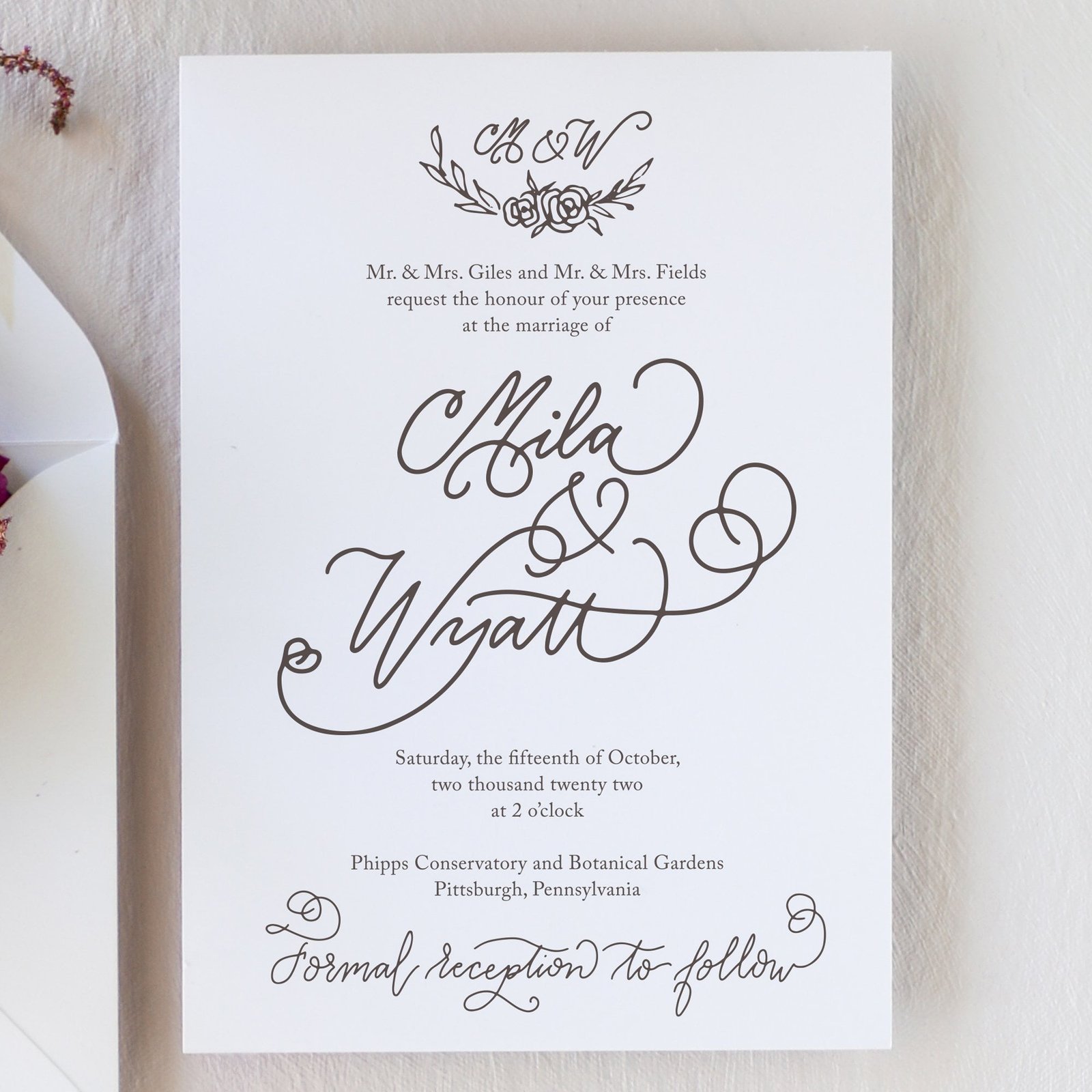A Simple Way to Plan Your Wedding Invitation Wording - Proof ...